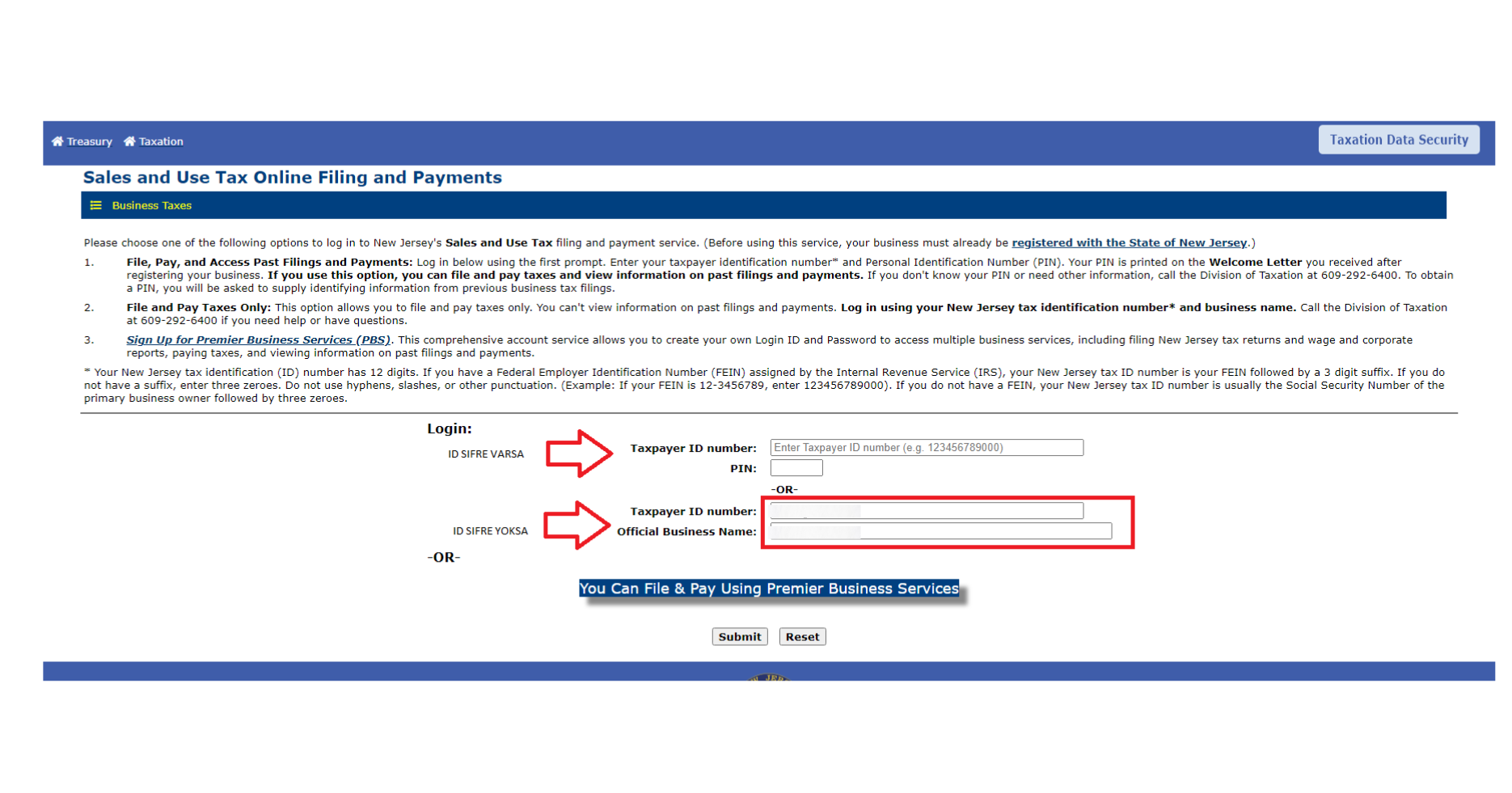 "Sales Tax" Declarations in New Jersey - Sky Accounting